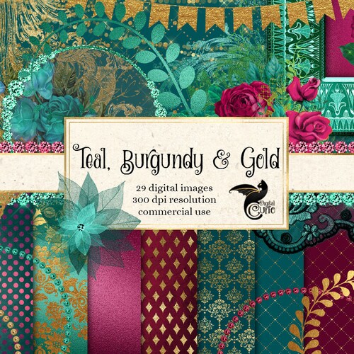 Blush Pink and Gold Digital Scrapbooking Kit Clipart Digital - Etsy