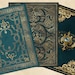 Gilded Teal Book Covers, Printable Decorative Gilded Book Covers 8.5 X ...