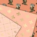Peach and Gold Princess Digital Paper, Seamless Blush Pink Fairy ...