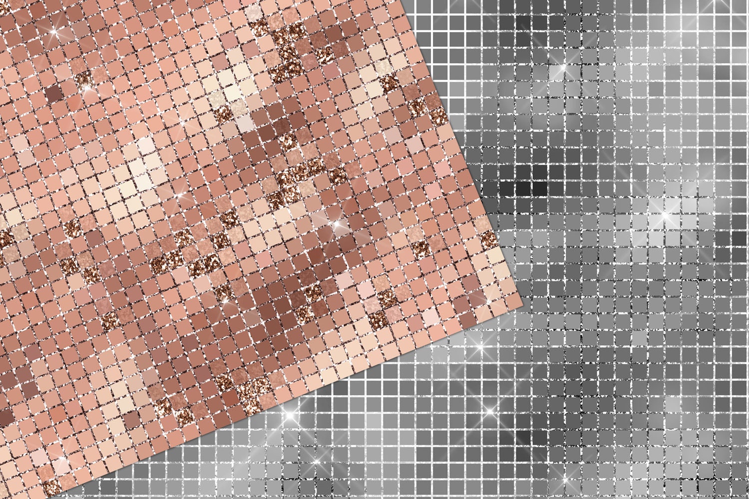 Disco Mirror Glam Digital Paper Seamless Shimmer Tileable - Etsy