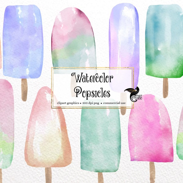 Popsicle Clipart - Etsy
