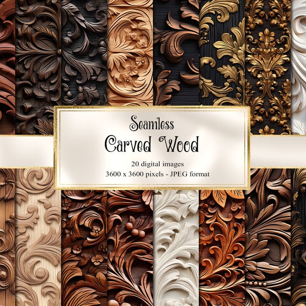 Digital Wood Paper - Etsy