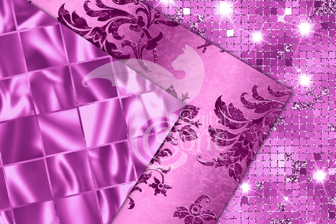 Luxury Amethyst Digital Paper Seamless Purple Scrapbook - Etsy