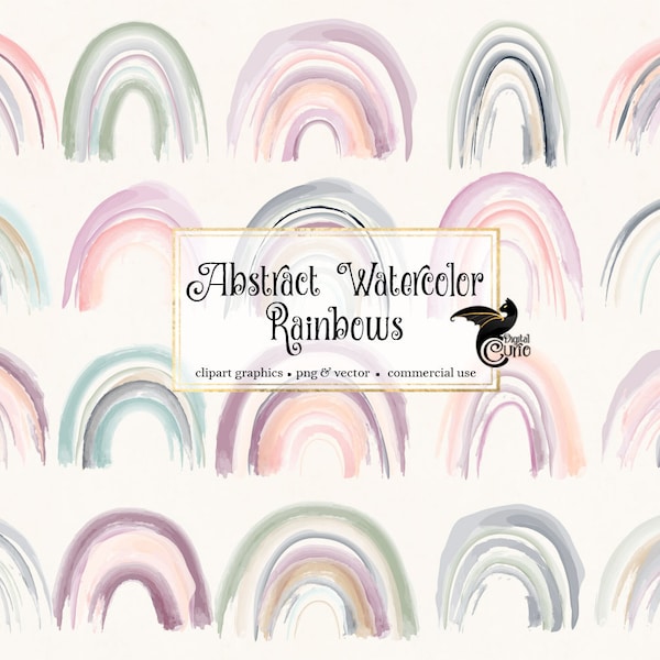 Abstract Rainbow Art - Etsy