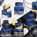 Navy Blue Cakes Clipart, Digital Instant Download Cake Clip Art ...