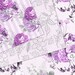 Purple Floral Digital Paper, Seamless Backgrounds With Purple Flower ...