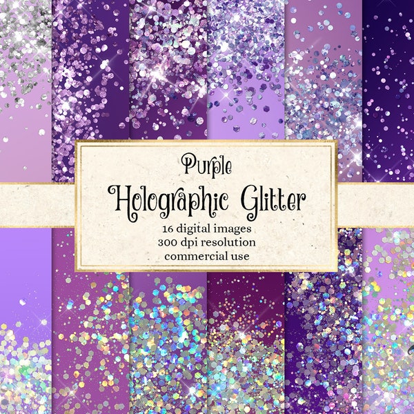 Holographic Purple - Etsy