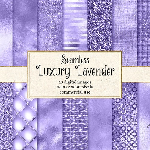 Lavender Textures Digital Paper Lilac Backgrounds Purple - Etsy
