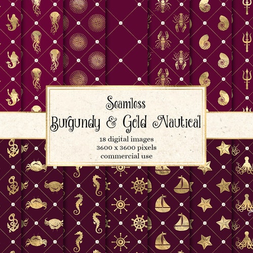 Red Digital Paper 40 Patterns in Seamless Format for - Etsy