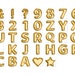 Gold Foil Balloon Alphabet Clip Art – Party Design Graphics (digital ...