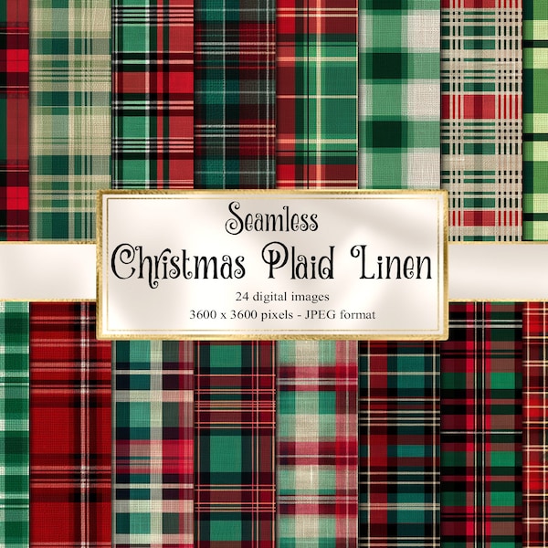 Christmas Plaid - Etsy