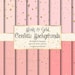 Blush and Gold Confetti Digital Paper, Blush Pink and Gold Foil ...