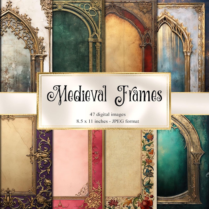 Medieval Scrapbook - Etsy