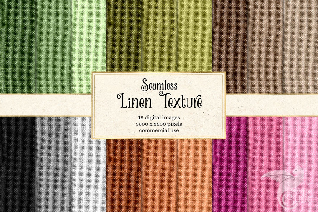 Seamless Linen Textures Digital Paper - Printable Paper for Instant ...