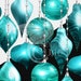 Turquoise Agate Christmas Ornaments Clipart, Digital Christmas Ball ...