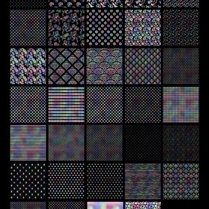 Iridescent Rainbow Pattern Overlays for Digital Paper, Scrapbooking ...