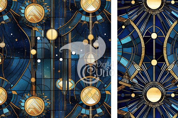 Celestial Stained Glass Patterns Geometric Free Radiant Cathedral