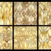 Gold Stained Glass Digital Paper, Seamless Printable Textures (digital ...