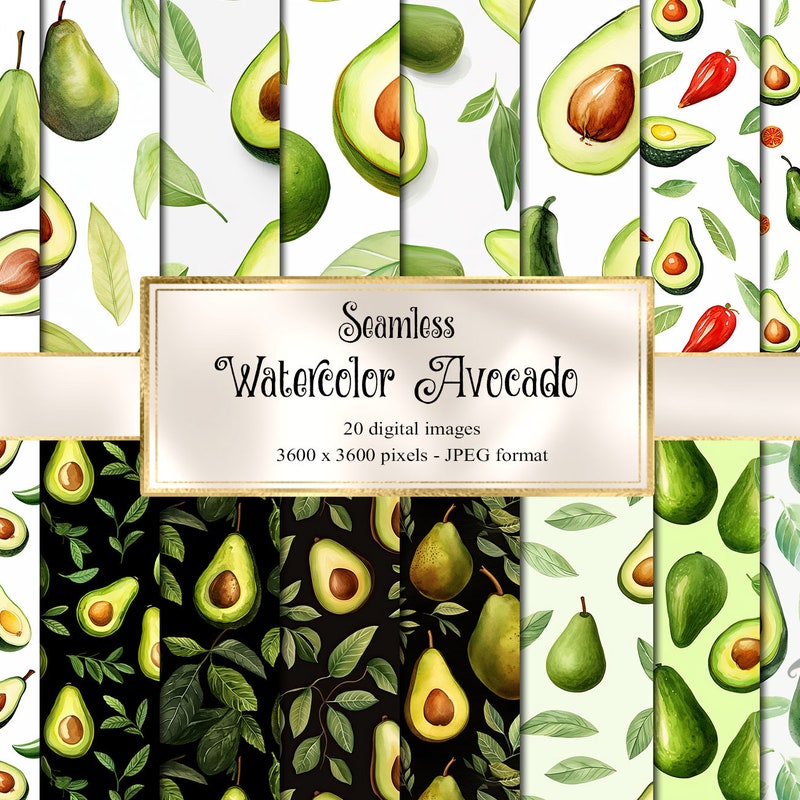 Avocado Wallpaper - Etsy