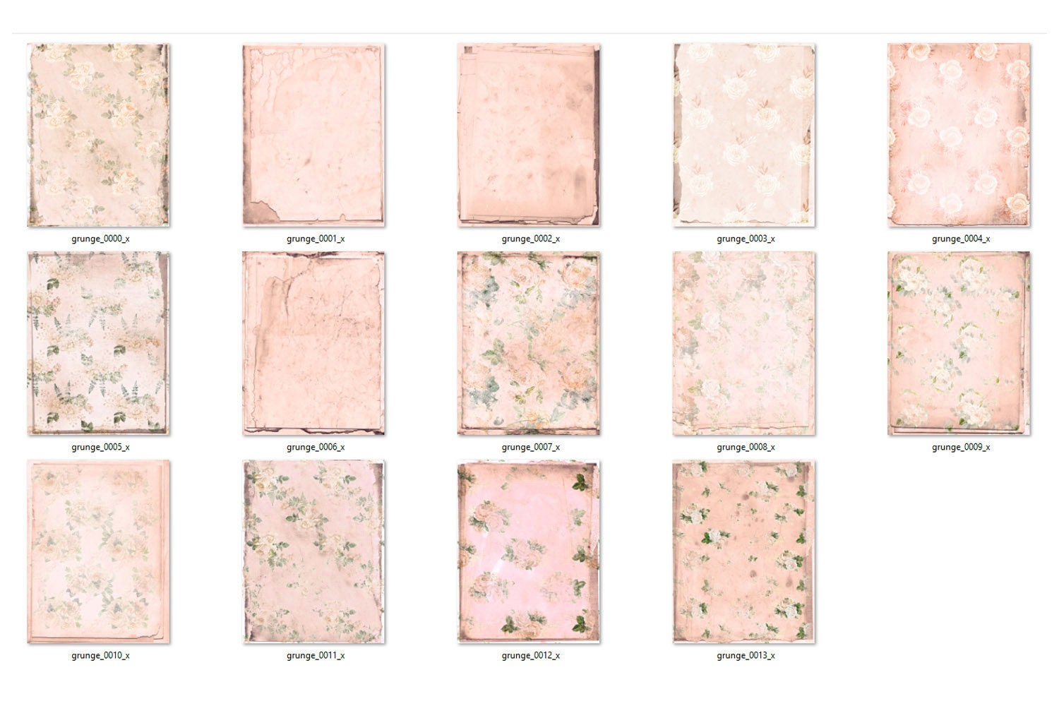 Peach Shabby Notebook Paper Notebook Digital Paper Grunge - Etsy