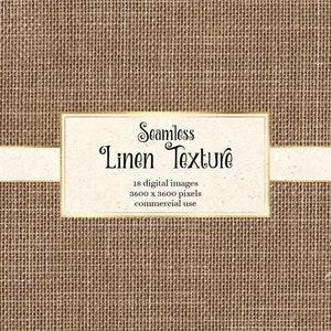 Seamless Linen Textures Digital Paper - Printable Paper for Instant ...