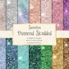 Rose Gold Textures Digital Papers, Seamless Patterns, Luxury Glitter ...