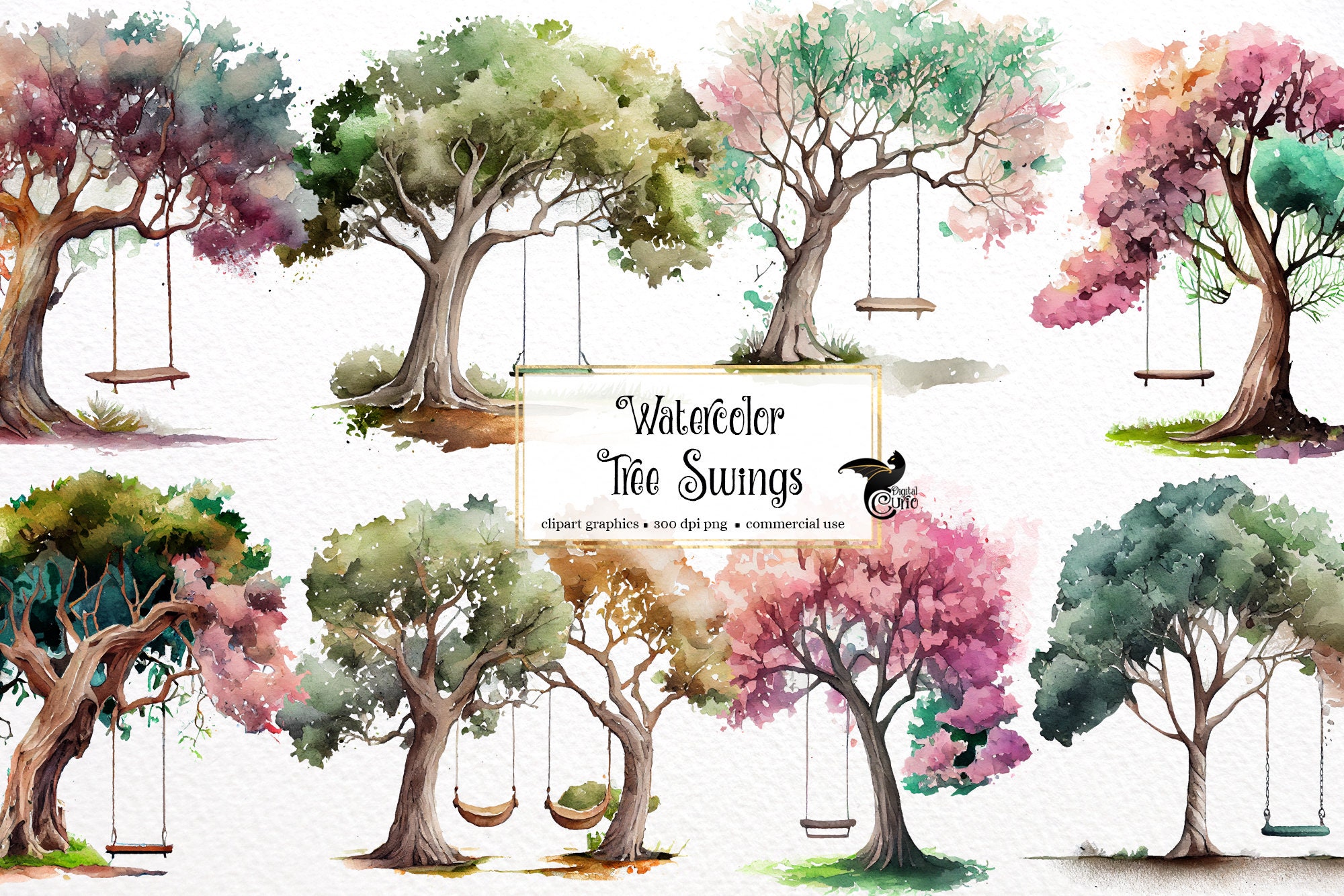 Tree Swing Clip Art