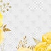 5x7 Yellow and Gold Floral Overlays for Invitations Planners - Etsy