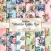 Watercolor Garden Rose Digital Paper, Seamless Printable Textures ...