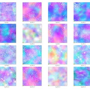 Iridescent Sparkle Digital Paper - Seamless Glitter and Foil Textures ...