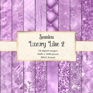 Luxury Lilac Textures Digital Paper, Seamless Pastel Purple Glitter ... Luxury Lilac Textures Digital Paper, Seamless Pastel Purple Glitter ...