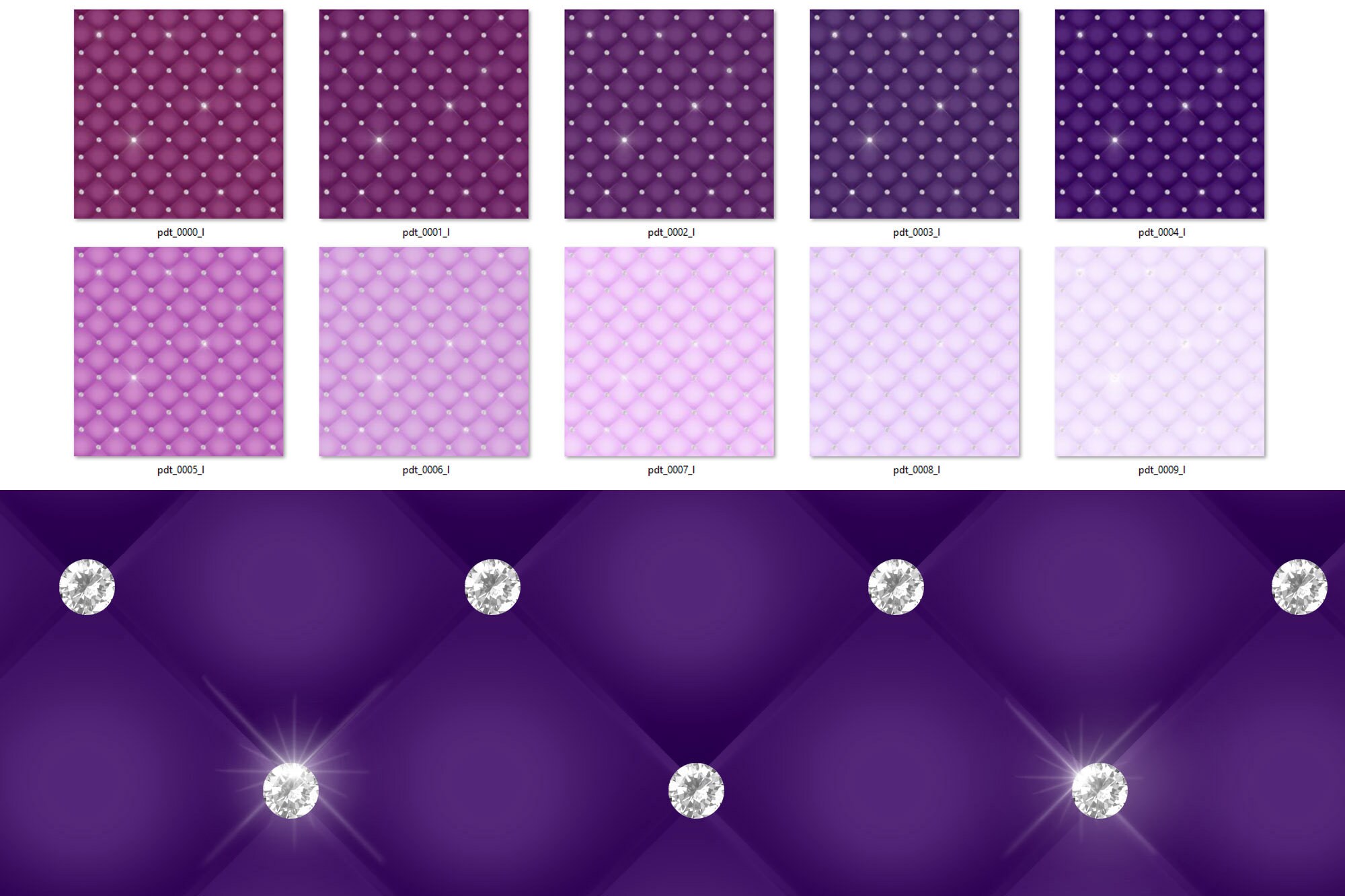 Purple Diamond Tufted Digital Paper – Seamless Glam Backgrounds ...
