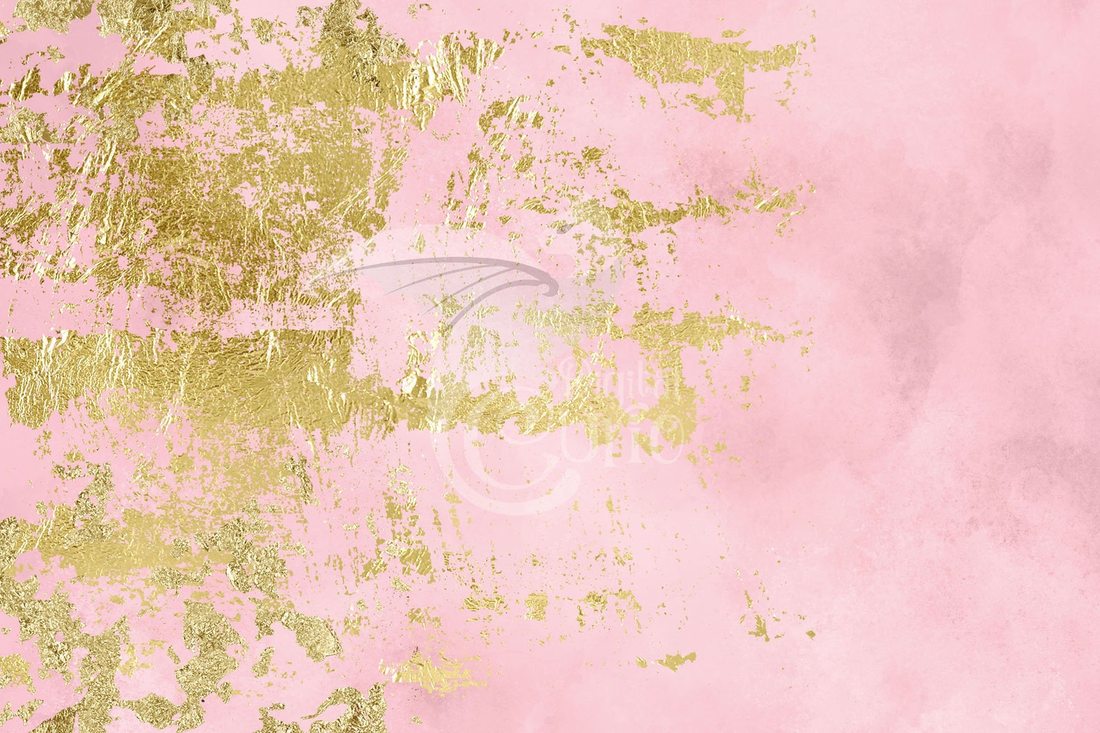 Pink and Gold Foil Flake Textures printable foil backgrounds | Etsy