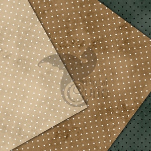 Vintage Polka Dots Digital Paper, Retro Scrapbook Paper, Polka Dot ...
