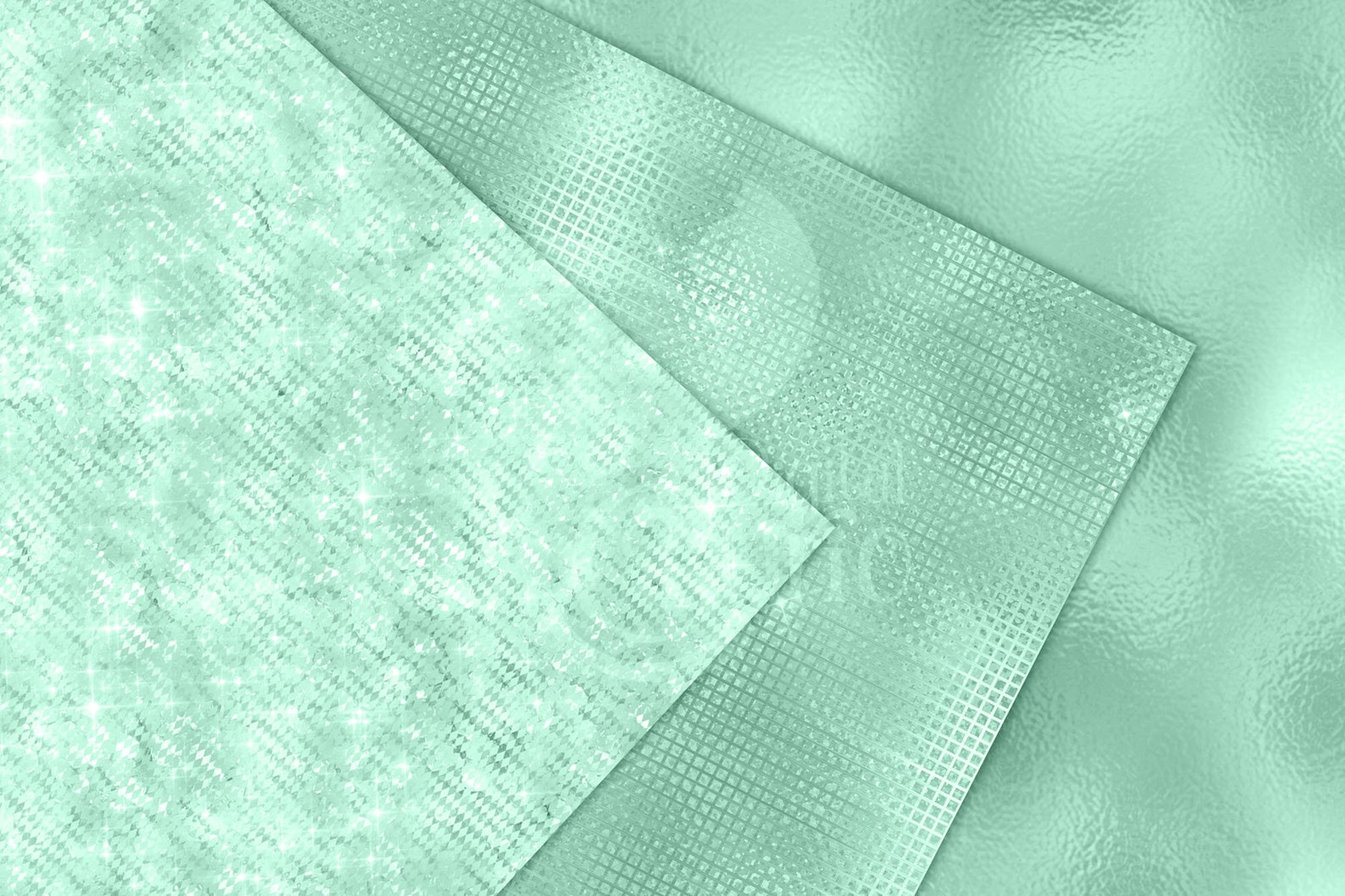 Luxury Mint Textures Digital Paper Glitter Foil Backgrounds - Etsy