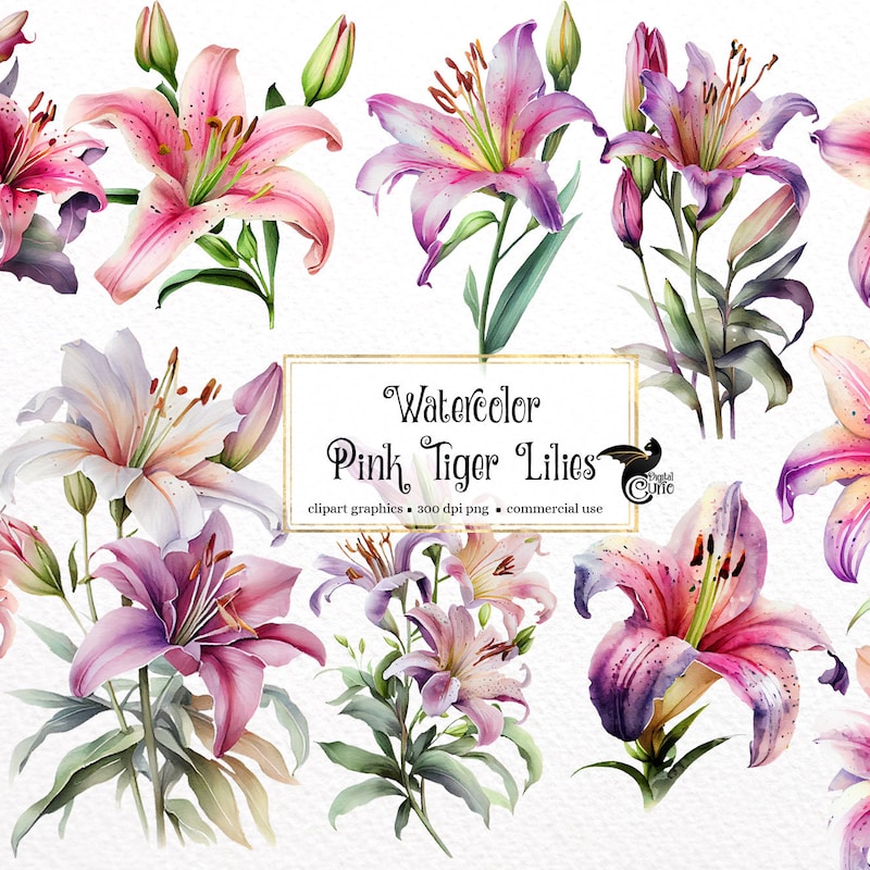 Tiger Lily Bouquet - Etsy