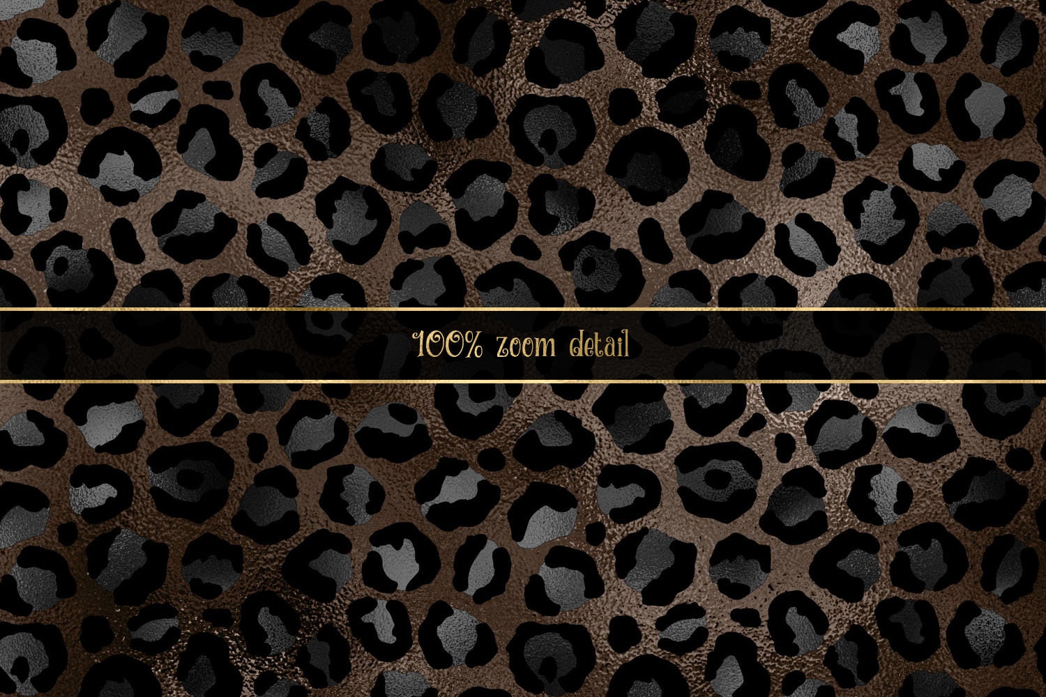 Black Leopard Digital Paper, Seamless Animal Print (digital Download ...