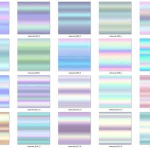 Seamless Iridescent Gradients Digital Paper, Backgrounds in Ombre ...