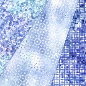 Blue Iridescent Textures - Seamless Digital Paper Metallic Textures ...