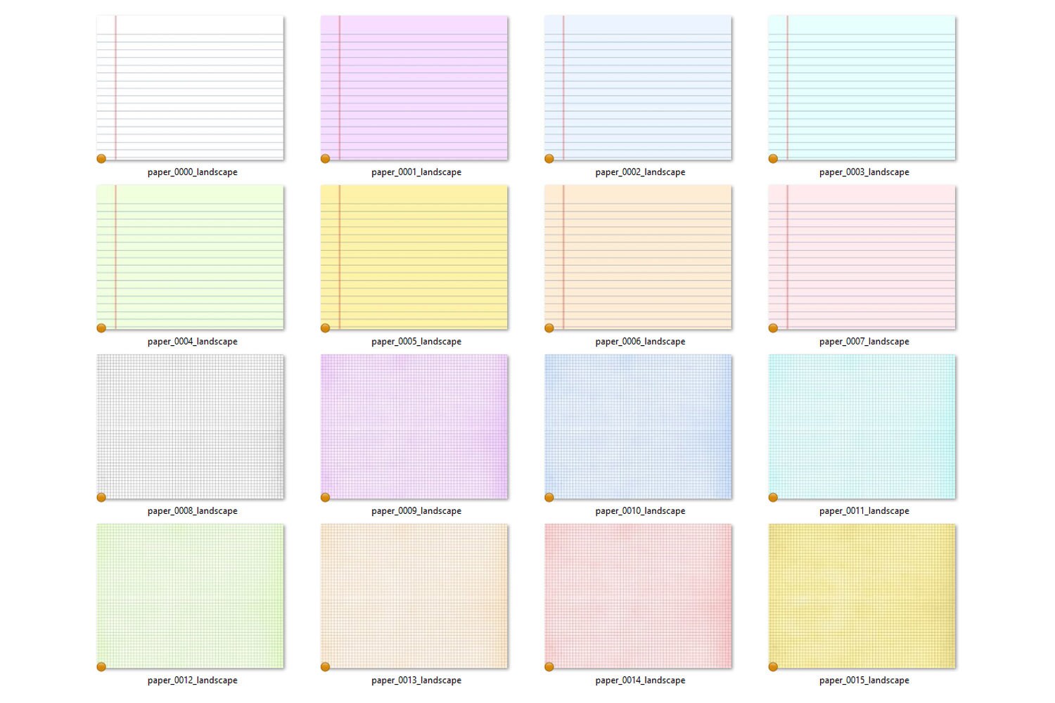 Notebook Paper in Digital Format for Printing at Home - Etsy