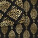 Black and Gold Damask Digital Paper, Seamless Damask Patterns Printable ...