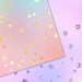 Rainbow Pastel Confetti Digital Paper, Backgrounds in Soft Ombre ...