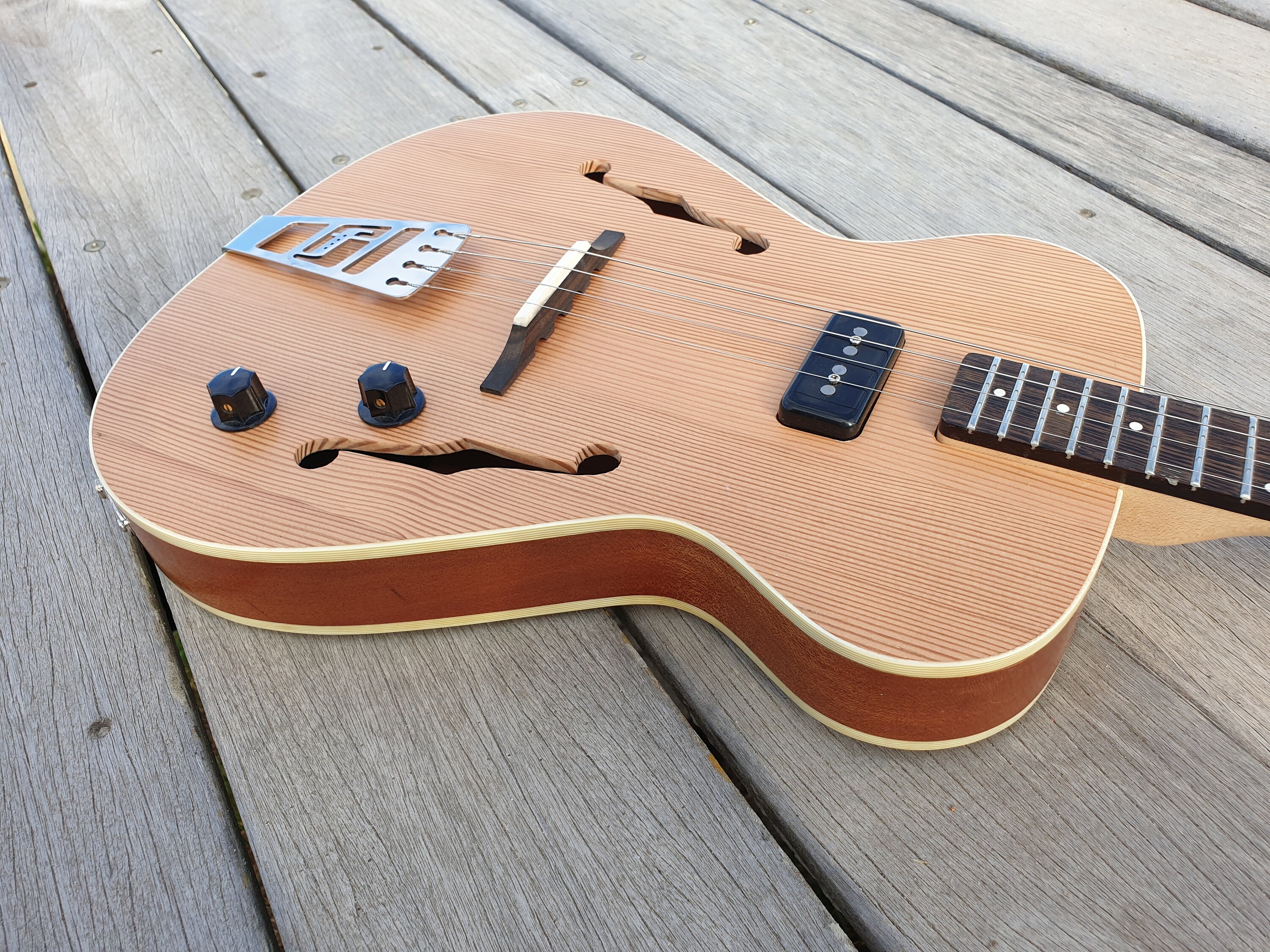 Fanner Guitar Works Jazzy Baritone Ukulele Just Reclaimed , 60% OFF