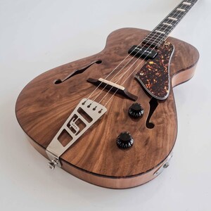 Custom Build Jazzy Tenor Semi-hollow Body Electric Ukulele. Single P90 ...