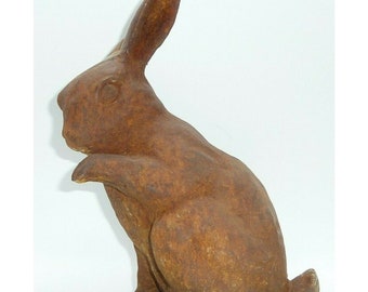 Antique Iron Rabbit - Etsy
