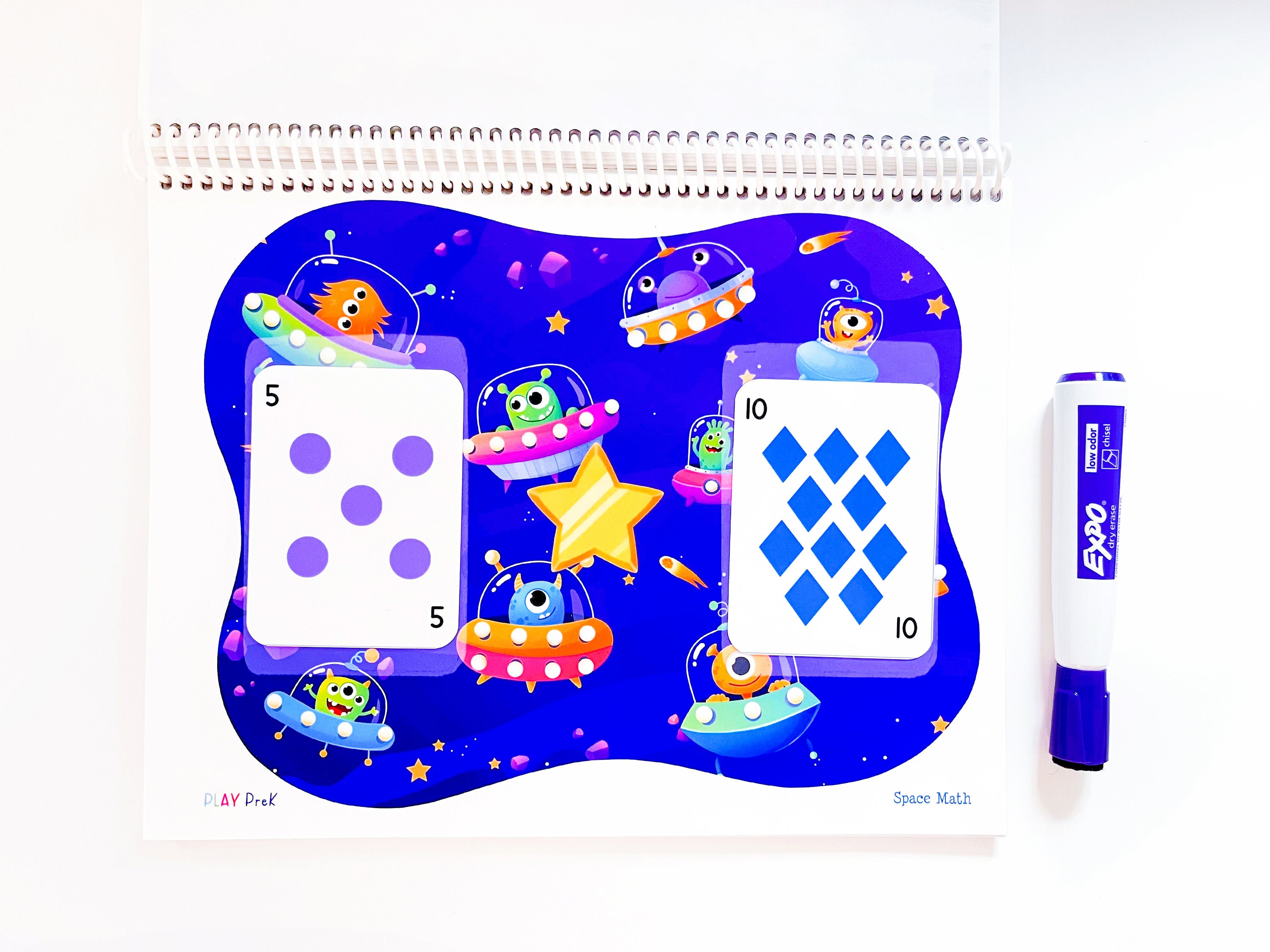 Space Learning Pack Learn Planets Moon Phases Counting Addition Lunar ...