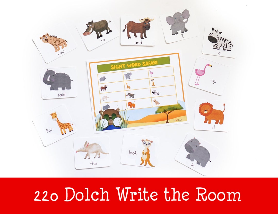Sight Word Game, Write the Room, Sight Words, Learn to Read, Preschool ...