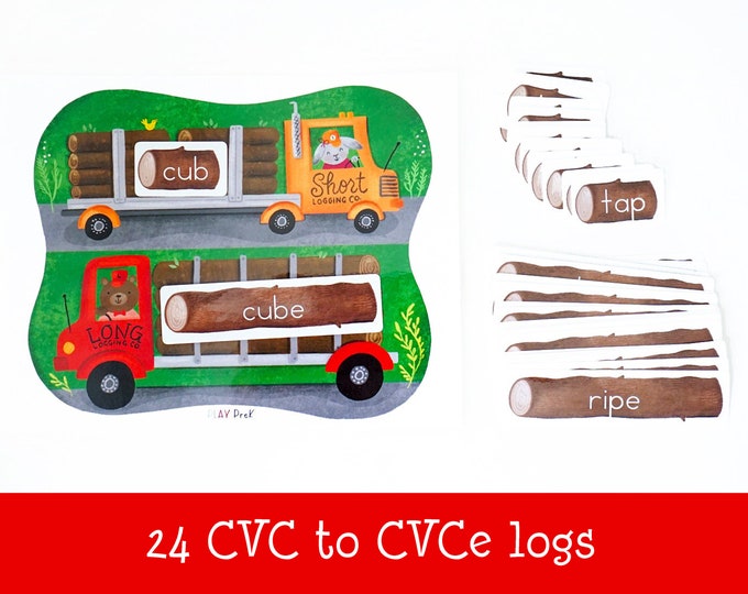 Short and Long Vowel Folder Game – CVC & Cvce Word Activities | Phonics ...