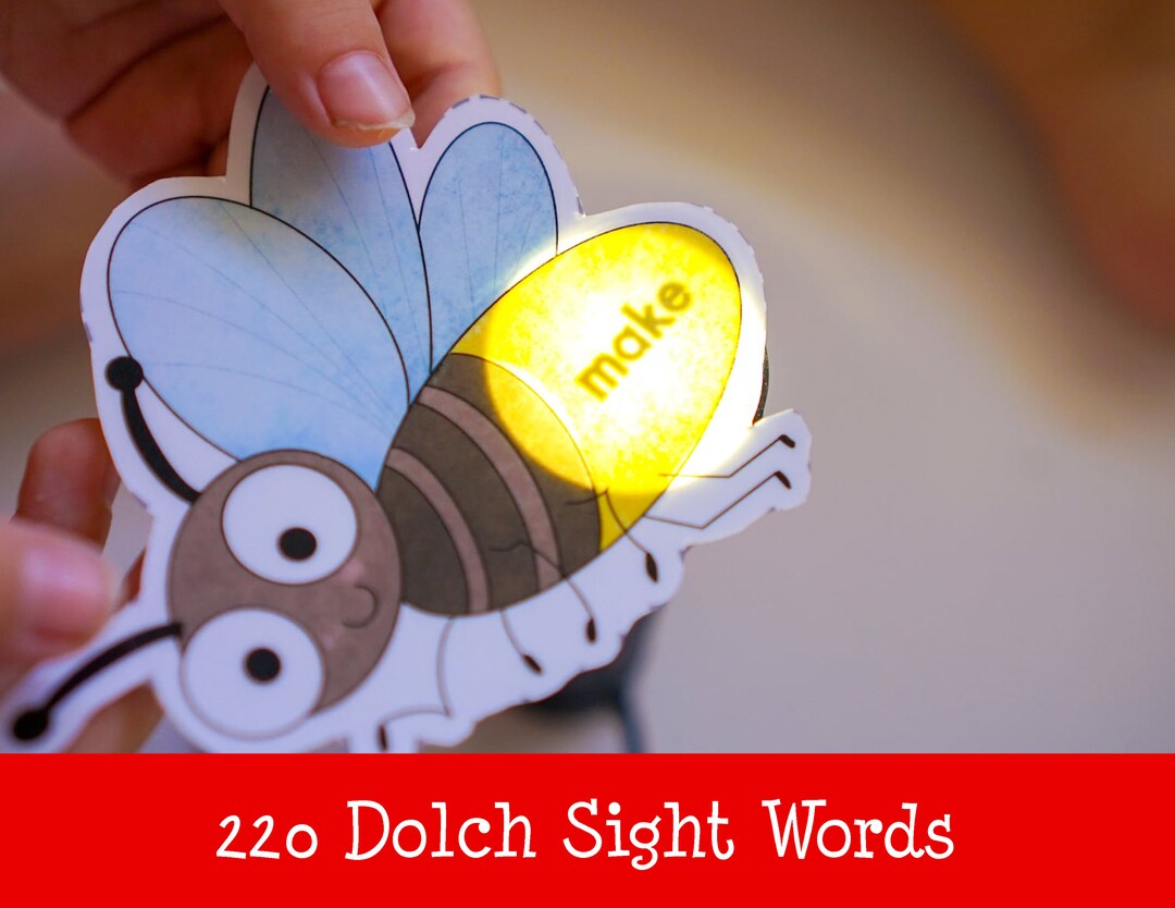 Firefly Sight Words Game – All Dolch Sight Words – Printable Reading ...