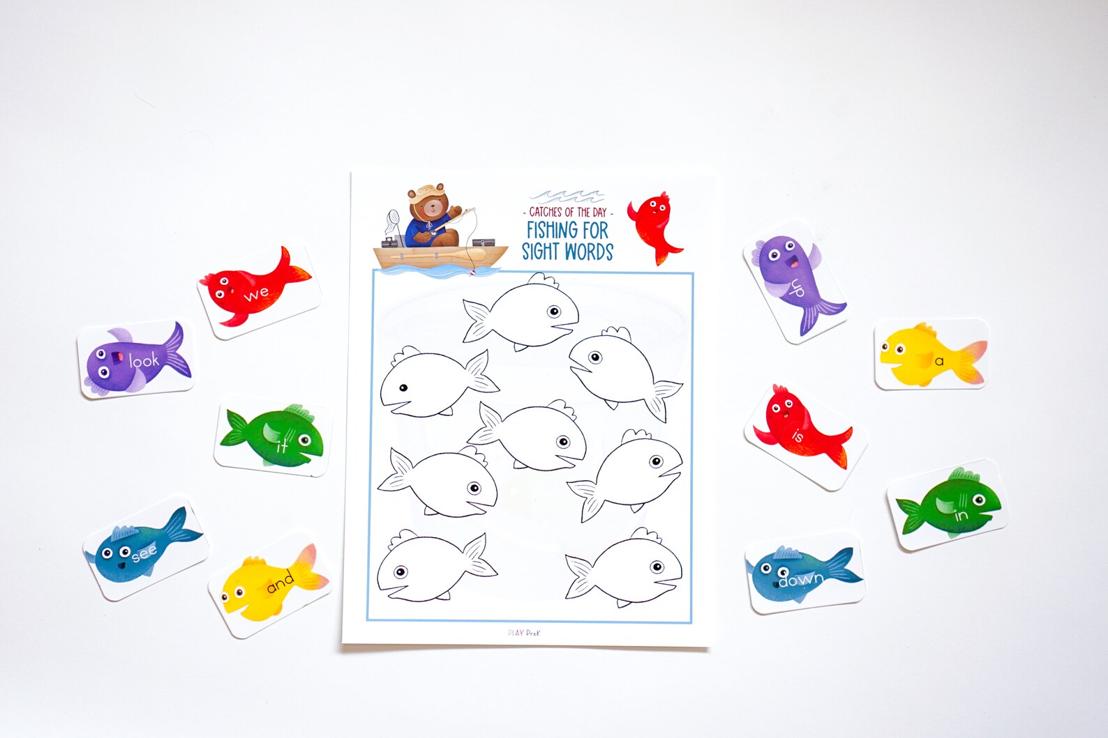 Sight Word Fishing All Dolch Sight Words Learn to Read Game Schooling ...